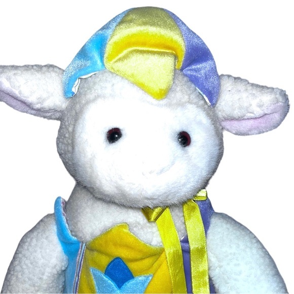 Toys | Commonwealth White Lamb Sheep Plush In Easter Egg Spring Costume ...